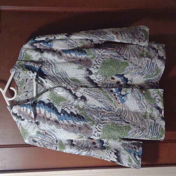 Vintage | Tops | Vintage Y2k Crinkle Scrunch Textured Popcorn Blouse ...